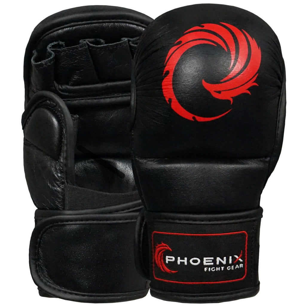 Flight MMA Training Gloves - Black | Phoenix Fight Gear